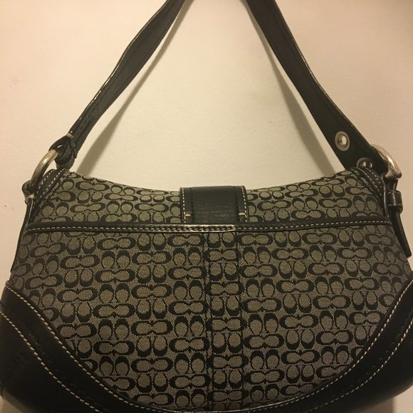 Coach | Bags | Coach Black Signature C Mini Soho Shoulder Bag | Poshmark